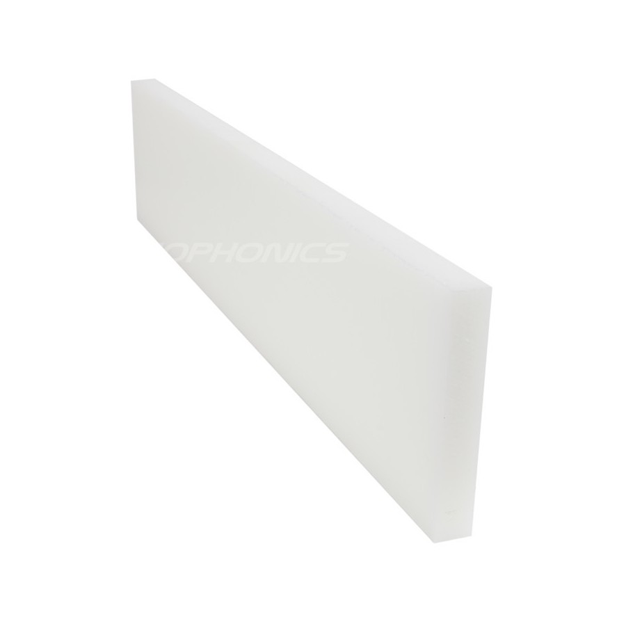 White POM plate 500x100x16mm - Audiophonics
