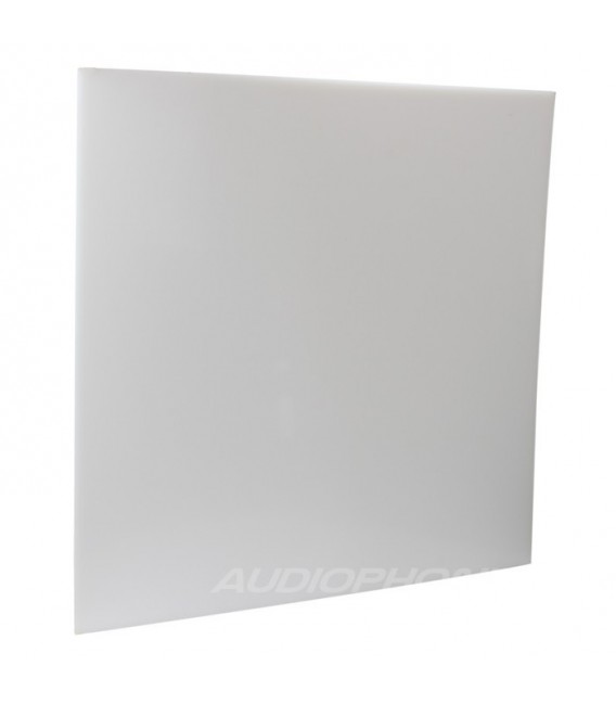 White PVC plate 495x495x3mm - Audiophonics