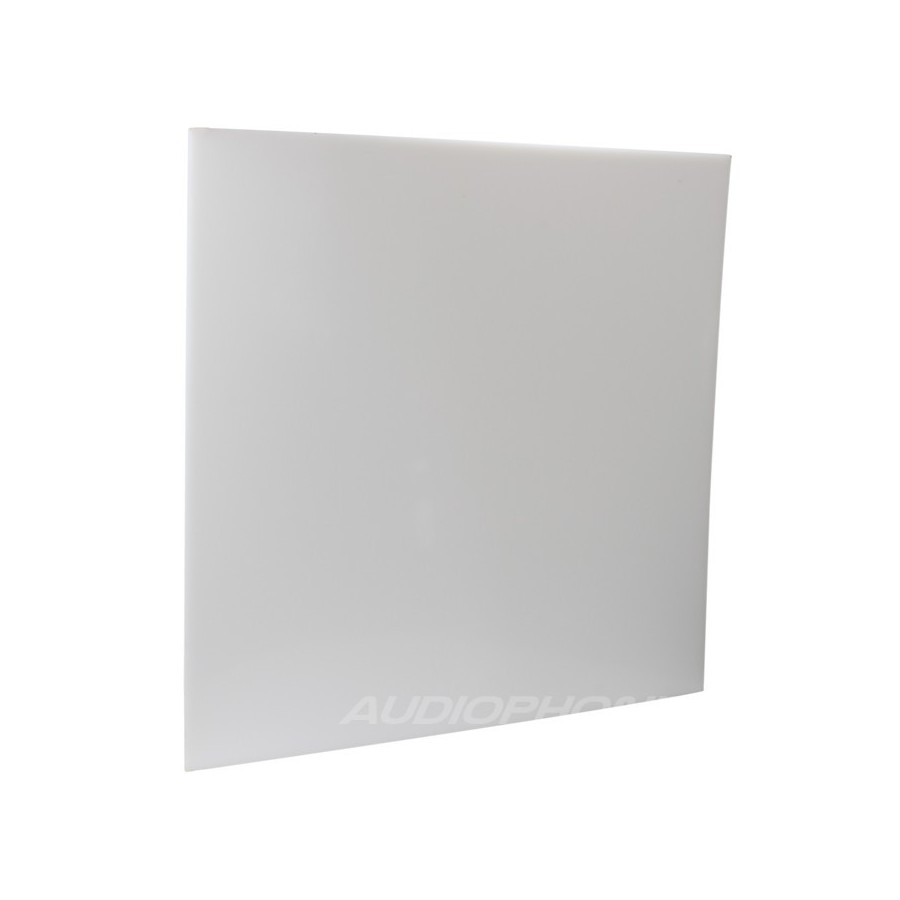 White PVC plate 495x495x3mm - Audiophonics