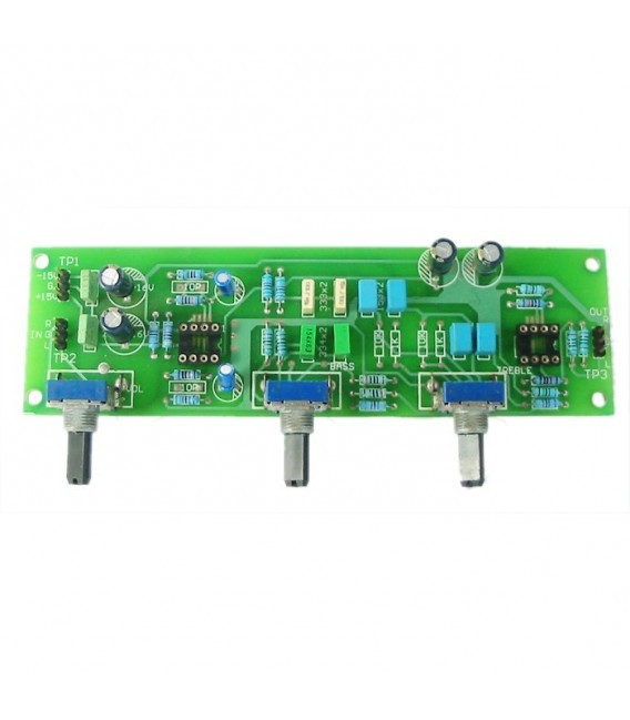 LITE Audio Preamp / Attenuation tone board Kit DIP8 - Audiophonics