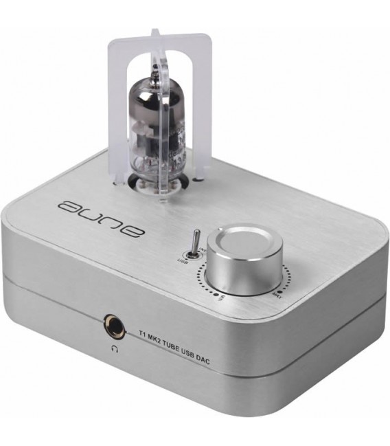 Aune T1 MK2 Headphone Amplifier/DAC USB 24bit/96khz RCA Silver ...