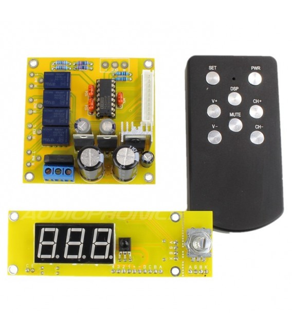 Module Source selector / Volume control PGA2311P - Audiophonics