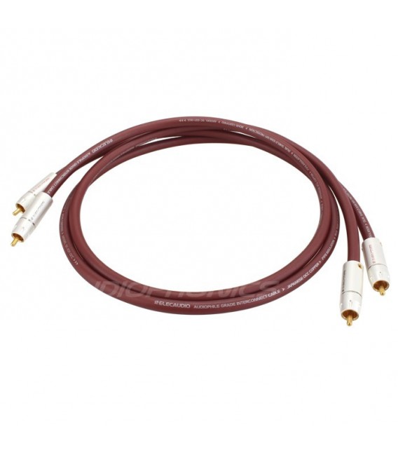 AUDIOPHONICS CMD-7 Stereo Cinch RCA Interconnect Cable Kit ELECAUDIO 2m ...