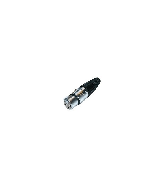 NEUTRIK NC3FX-SOM 3 Way Female XLR Connector "Sommer Version" Ø8.7mm ...