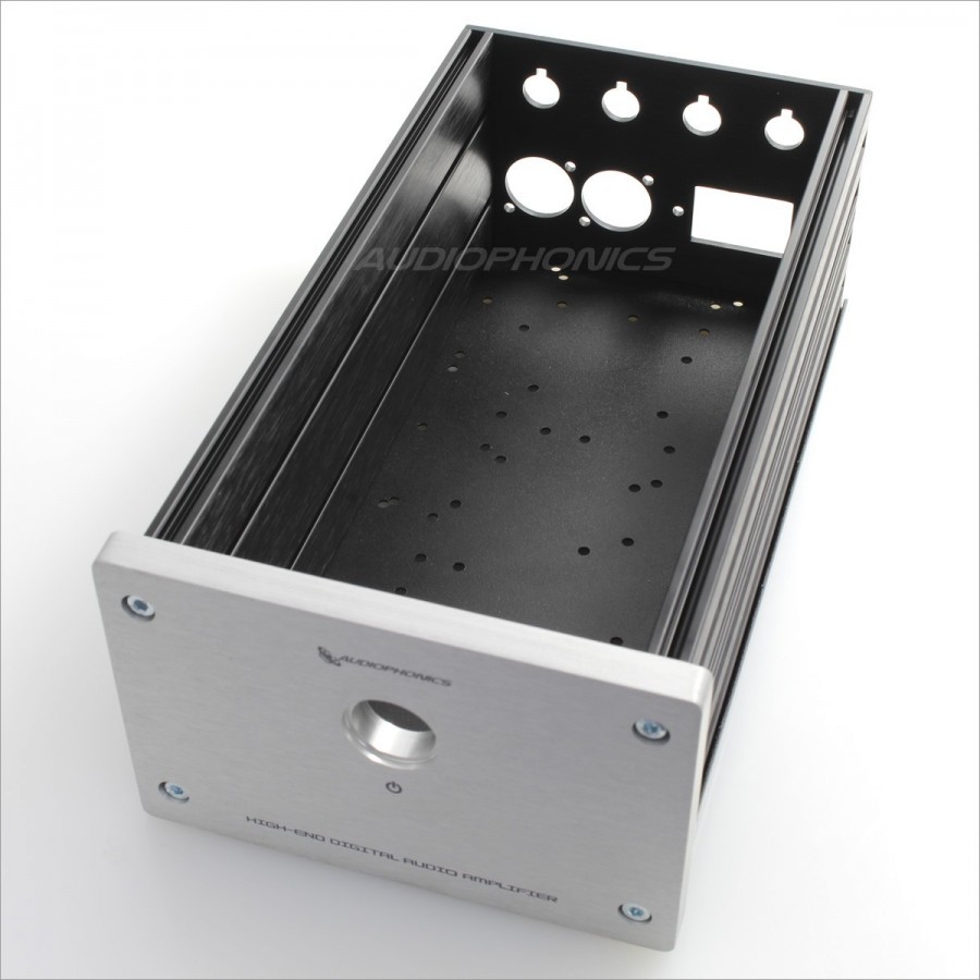 AUDIOPHONICS GX183 Custom XLR chassis DIY Silver - Audiophonics