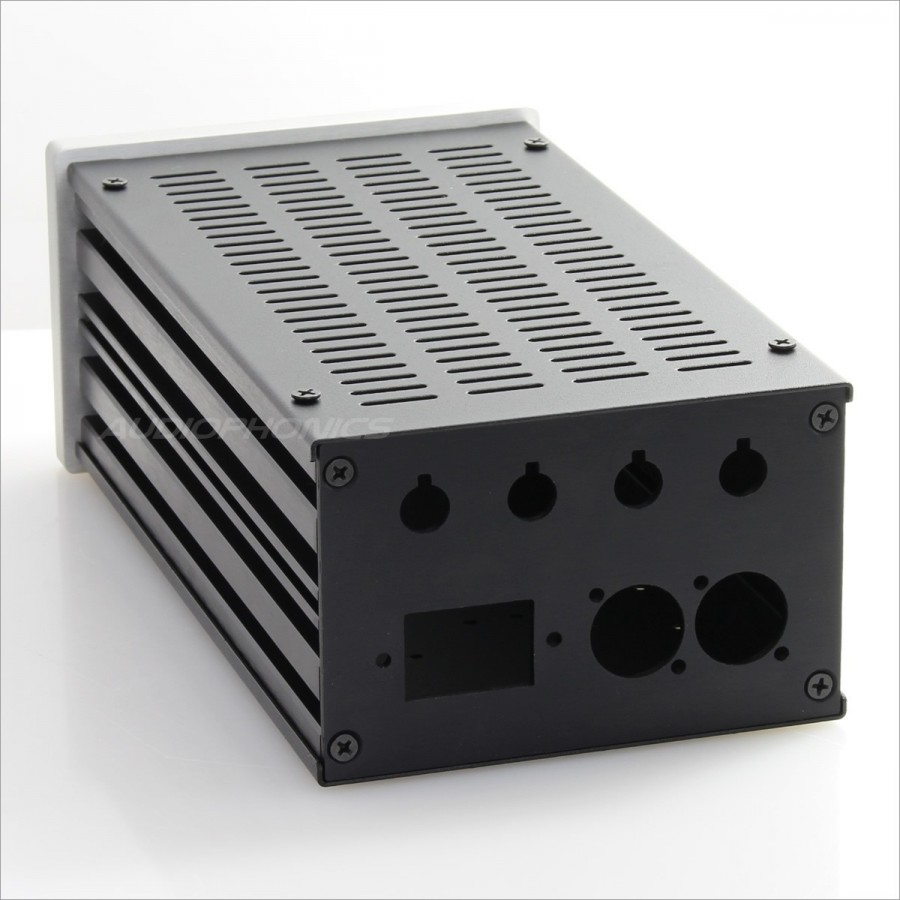 AUDIOPHONICS GX183 Custom XLR chassis DIY Silver - Audiophonics