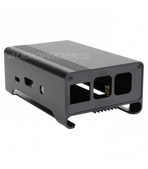 Black Aluminium case / chassis for Raspberry Pi 2.0 et 3 model B ...