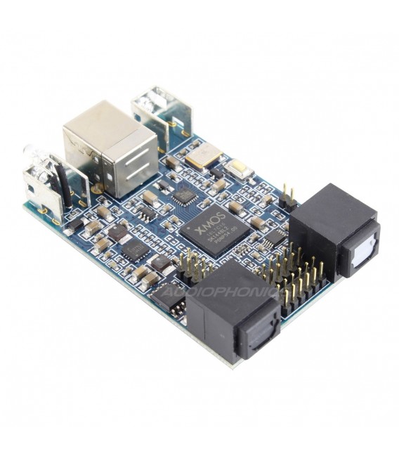 MiniDSP USBStreamer Kit Interface multicanal USB vers Optique Toslink / ADAT & I2S XMOS ...