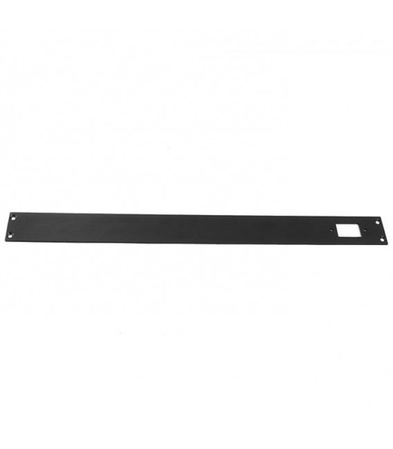 HIFI 2000 Back Panel Slimline 1U 3mm Black - Audiophonics
