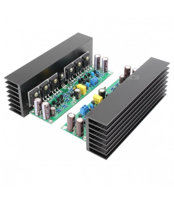 LJM L15 MOSFET Amplifier boards 150W 8 ohm Mono (Pair) - Audiophonics