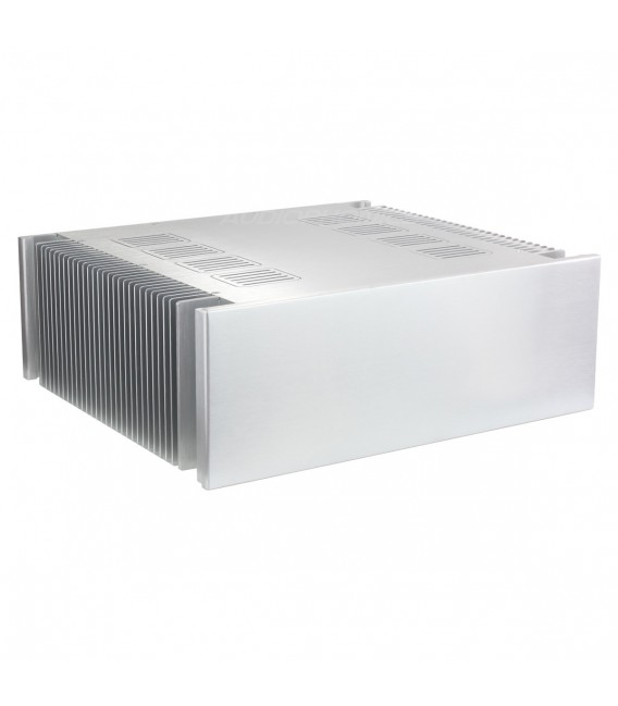 100% Aluminium DIY Box / Case for Hi-Fi Audio Amplifier 432x390x150mm ...