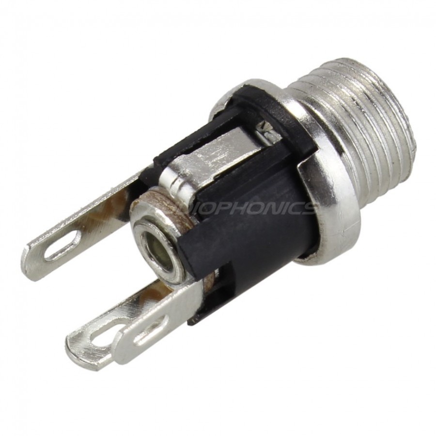 Jack DC female inlet 5.5 / 2.5mm Short - Audiophonics