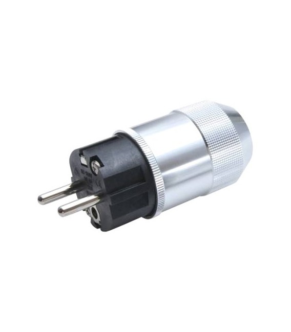 OYAIDE M1E Schuko Type E/F Power Connector Beryllium Copper Platinium ...
