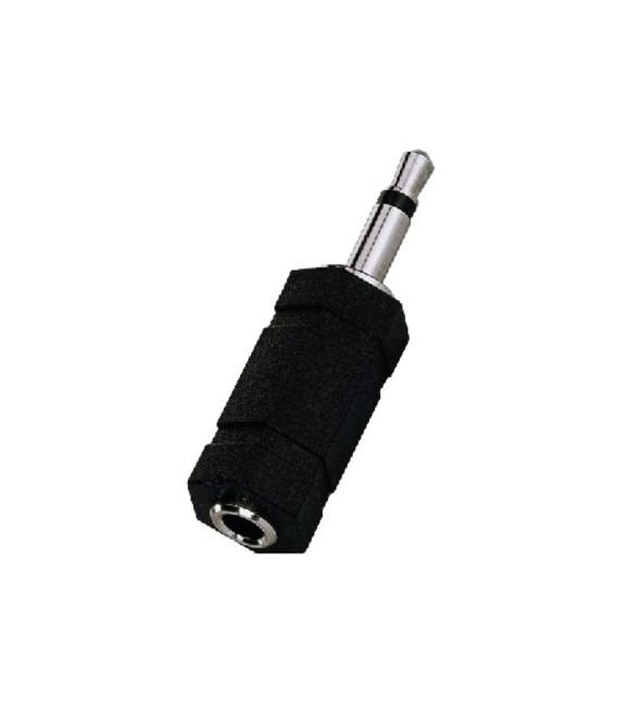 Mono 3.5-pin male to 3.5-pin female stereo adapter - Audiophonics
