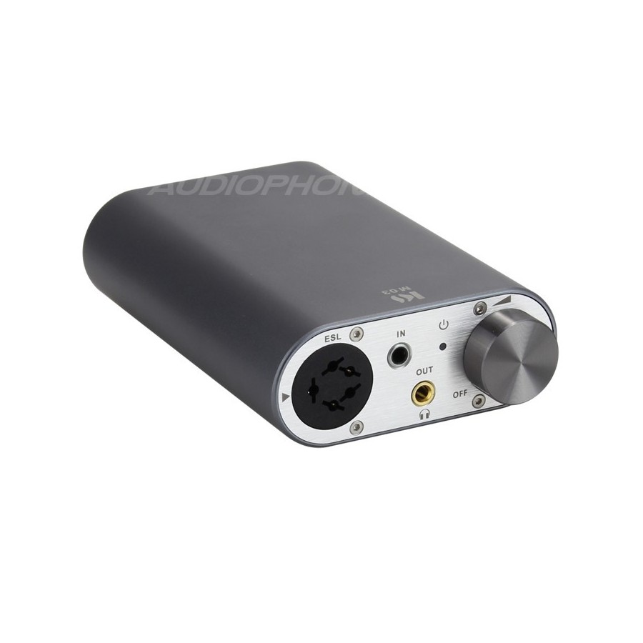 KINGSOUND M-03 Portable Amplifier & KS-H4 ESL Headphone Pack Black ...