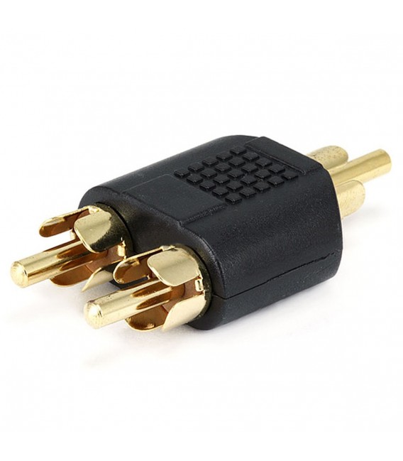 Adaptor splitter Gold plated RCA male to 2x RCA male - Audiophonics