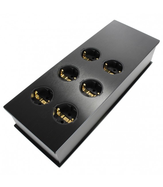 AUDIOPHONICS MPC6 Aluminium Power Distributor 6 sockets Gold NEOTECH ...