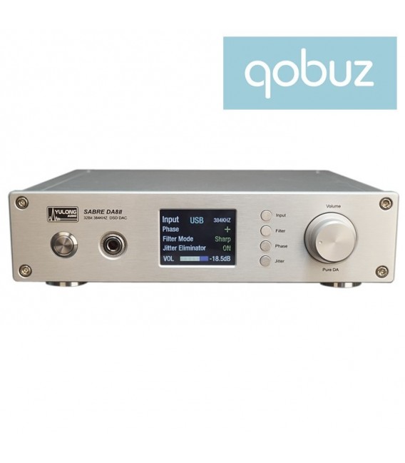 Yulong Audio SABRE DA8 II 2 DSD DAC 32bit/384kHz Class A Silver ...