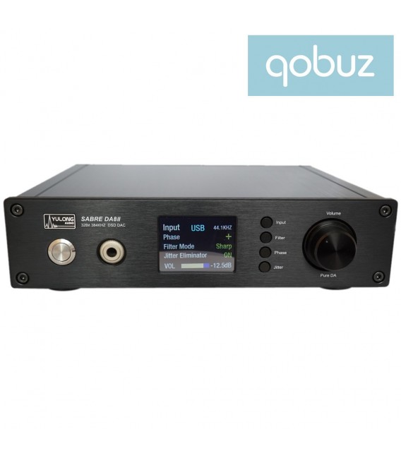 Yulong Audio SABRE DA8 II 2 DSD DAC 32bit / 384kHz Class A Black ...
