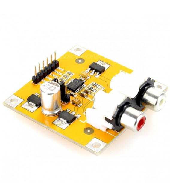 DAC PCM5102 I2S 32bit/384kHz Raspberry PI - Audiophonics