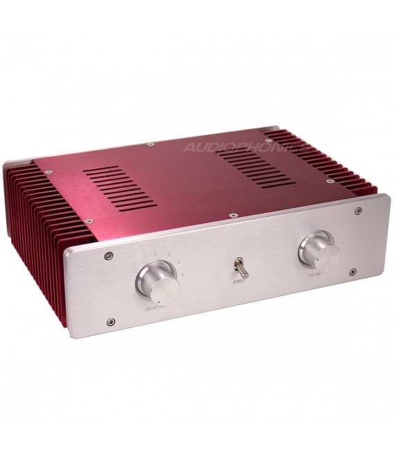 DIY Box Amplificateur Intégré 100% Aluminium 300x211x80mm - Audiophonics