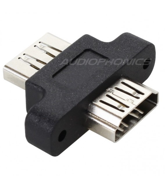 HDMI Adapter Female to Female Panel Mount - Audiophonics