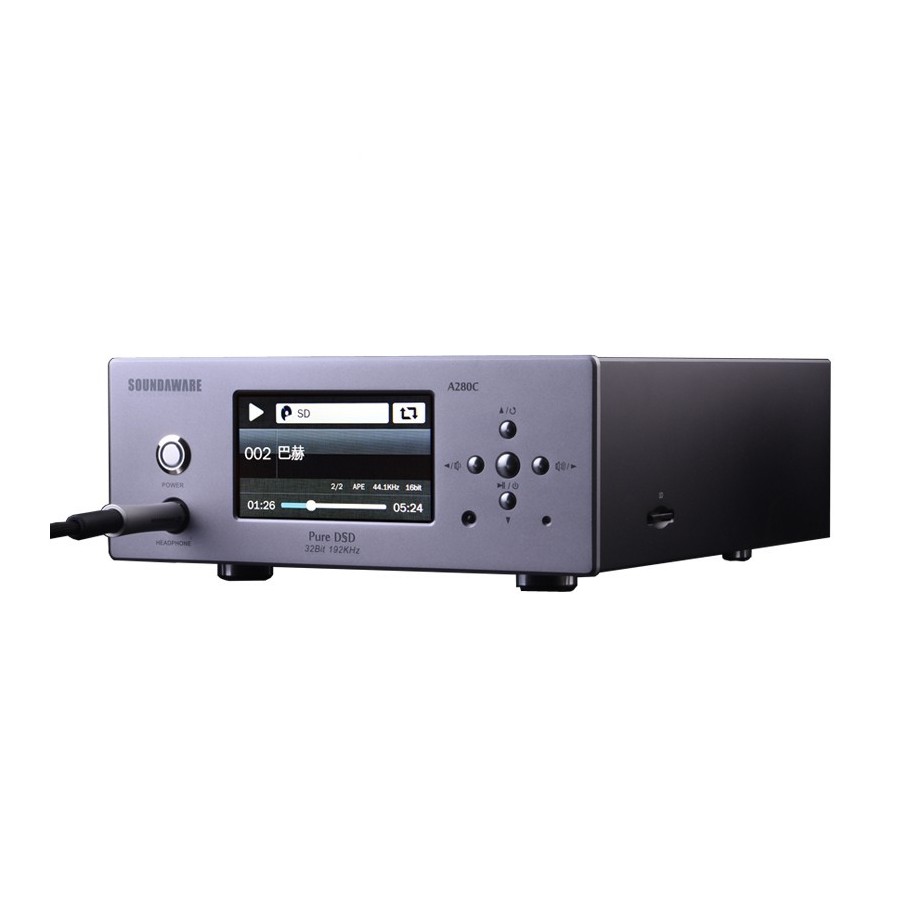 SOUNDAWARE A280C Lecteur Réseau UPNP/DLNA Airplay 24bit 192khz DSD ...