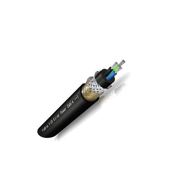 VIABLUE X-25 Silver Power Cable Silver plated 3x 2.5mm² Ø 13mm ...