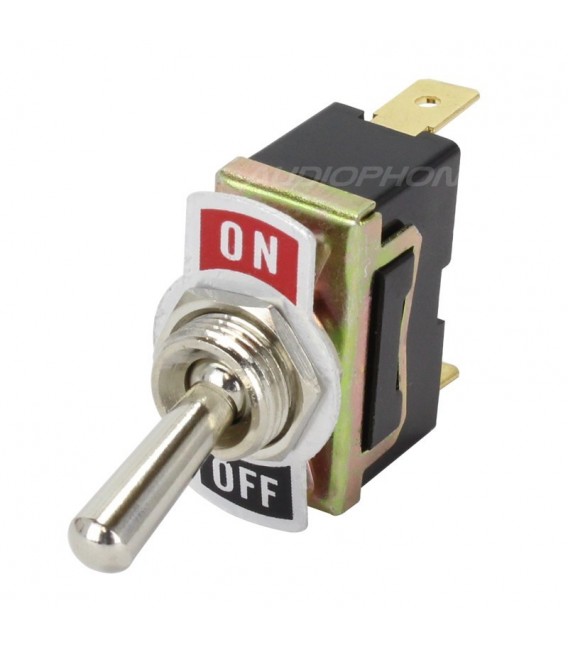 1 Pole 2 Positions Aviation Type Toggle Switch ON-OFF 250V 15A ...