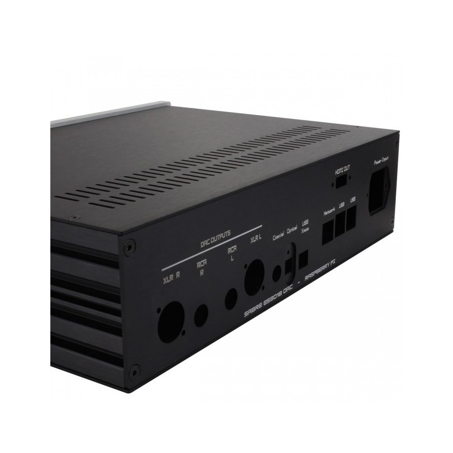 DAC U-Sabre ES9018 & Raspberry Pi 3 Aluminium Box / Case 330x230x80mm ...