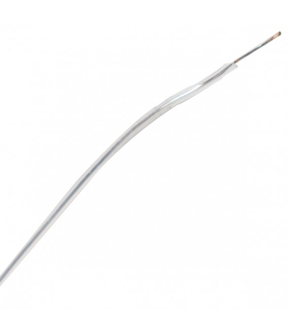 Cable Mono-Conductor Silver plated Copper PTFE 0.014mm² transparent ...