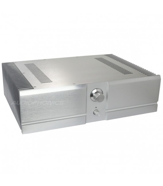 100% Aluminium Drilled DIY Box / Case for amplifier 439x307x119mm ...