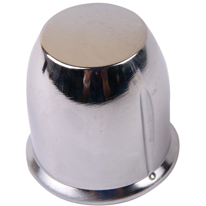 Knob Aluminum D Shaft 39×38mm Ø6mm Chrome - Audiophonics