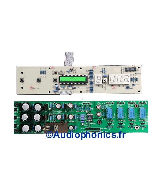 LITE V3310 4ch 4-way or 2-way volume control module XLR - Audiophonics