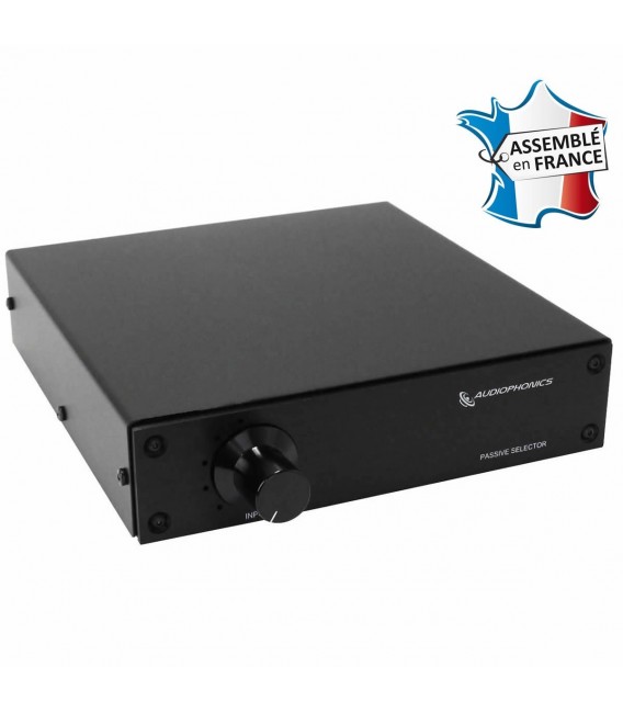 AUDIOPHONICS Passive source selector switch Alps 5 to 1 Black ...