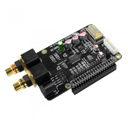 AUDIOPHONICS I-SABRE V2.1 DAC ES9023 TCXO Raspberry Pi 3 / Pi 2 A+ B+ ...