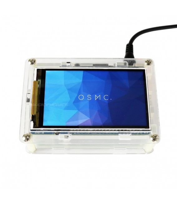 Raspberry Pi 3 Hi-Res Screen 800x400px 3.5" with Transparent Acrylic ...