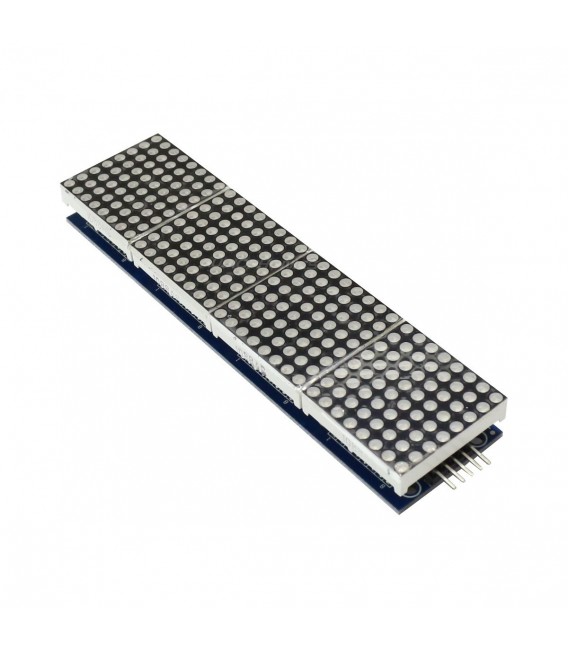 Matrix Grid LED Display Module 8x32 256 LED Programmable Red - Audiophonics