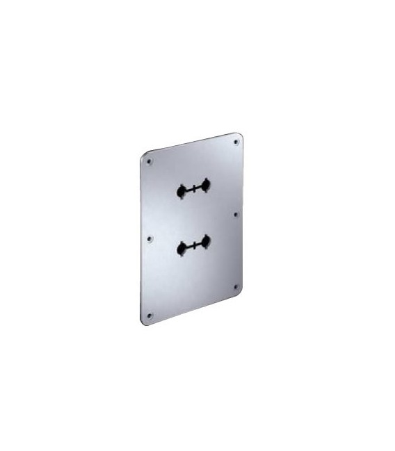 WBT-532.05 Aluminum Mounting Plate for Terminal Blocks 127x178mm ...