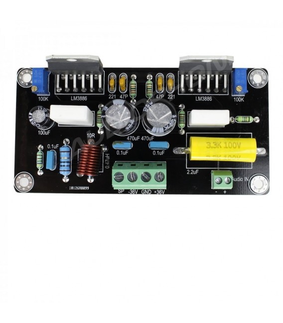 APD85 Amplifier Module Mono LM3886 100W / 8 Ohms - Audiophonics