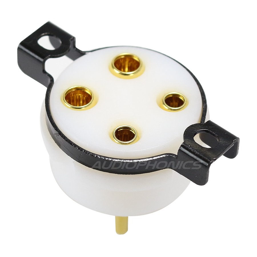 Hand Tools 1PC Gold plated 4Pin Bakelite Vacuum Tube Valve Socket for ...
