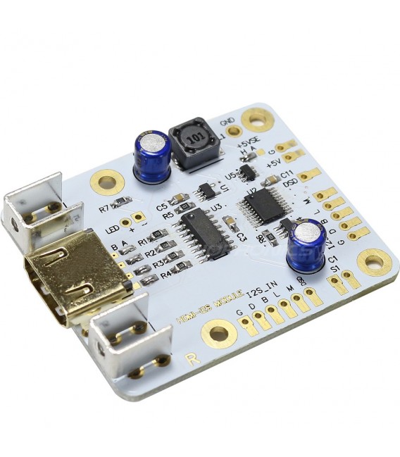 HDMI I2S LVDS to I2S Input Module HDMI I2S LVDS to I2S Output - Audiophonics