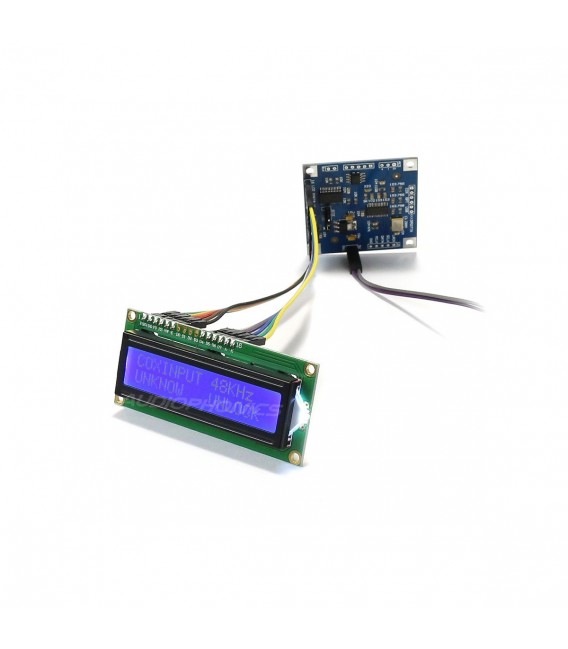 Input Selector Module Cs8416 4 Spdif Inputs To 1 I2s Output With Lcd Screen Audiophonics 5685