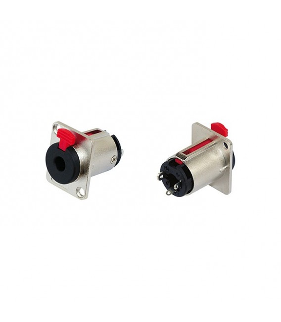 Stereo Jack 6.35mm Socket with Locking System - Audiophonics