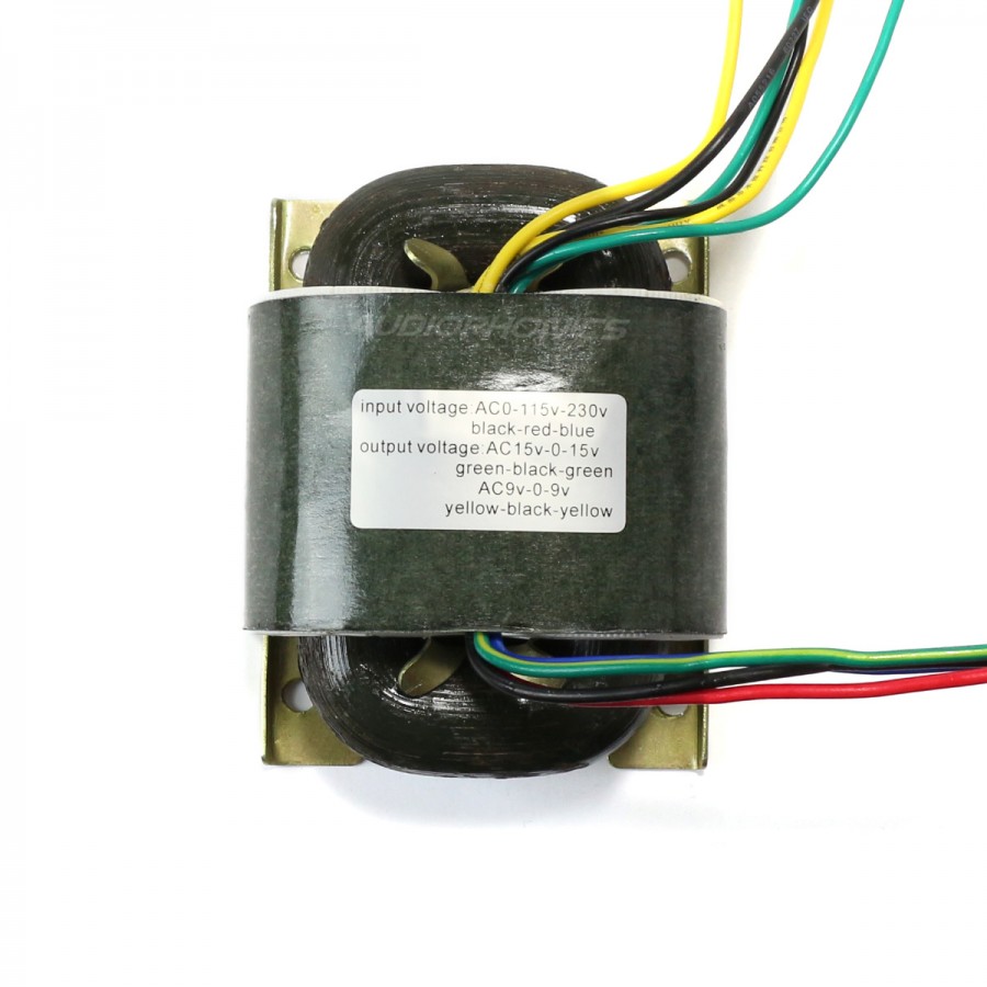 R-CORE Transformer 30VA 15-0-15V + 9-0-9V - Audiophonics
