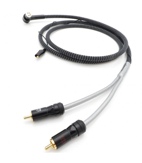 1877PHONO THE MAHONE RA Phono Cable Angled DIN 5 PIN - 2 RCA + Ground ...