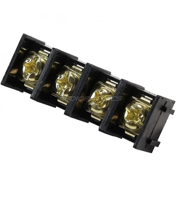 PCB / Circuit board terminals 4 poles gold plated - Audiophonics