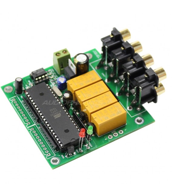 Automatic Input Selector 4 Stereo RCA Inputs - Audiophonics