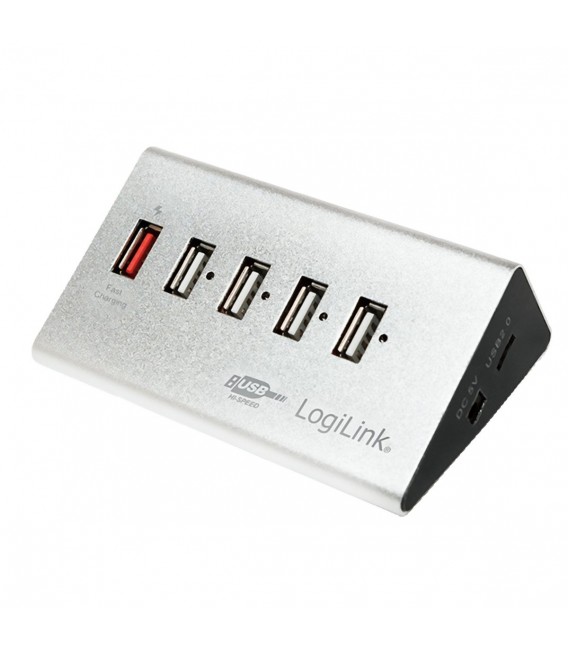 USB Hub 5 ports with external power supply| Logilink