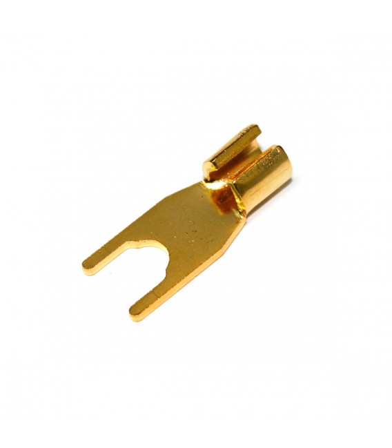 ELECAUDIO FC-104 24K Gold Plated Pure Copper Flat Spade Ø5.8mm (Unité ...